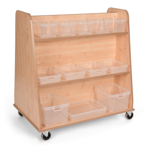 Mobile Double Sided Shelving & Role Play Unit