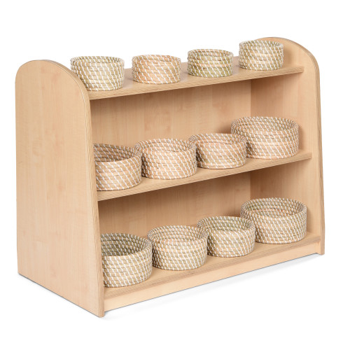 Low Level Natural Round Basket Set