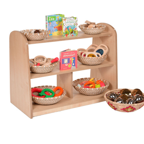 Low Level Open Shelving Unit