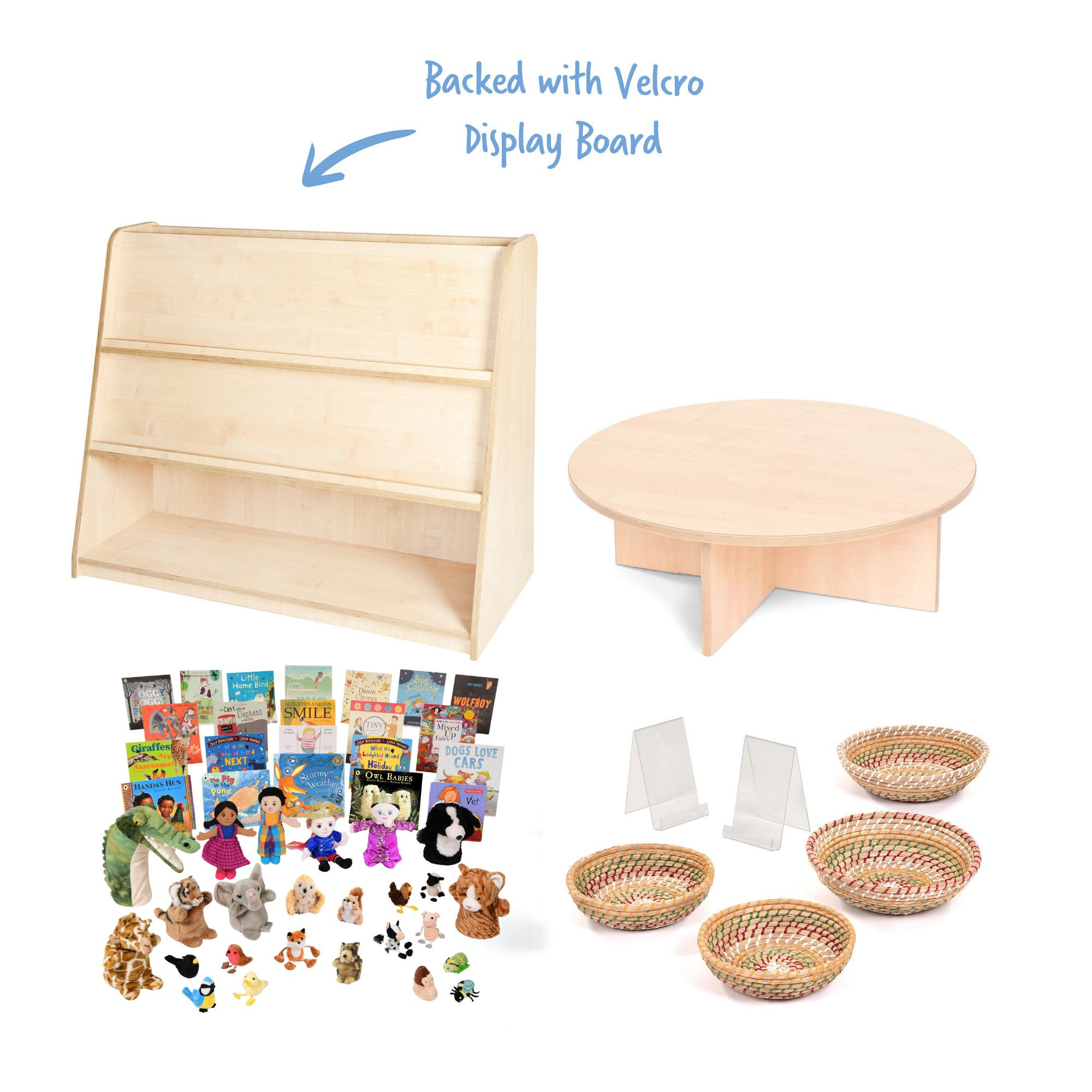 Complete Books & Puppets Area Set 4-5yrs