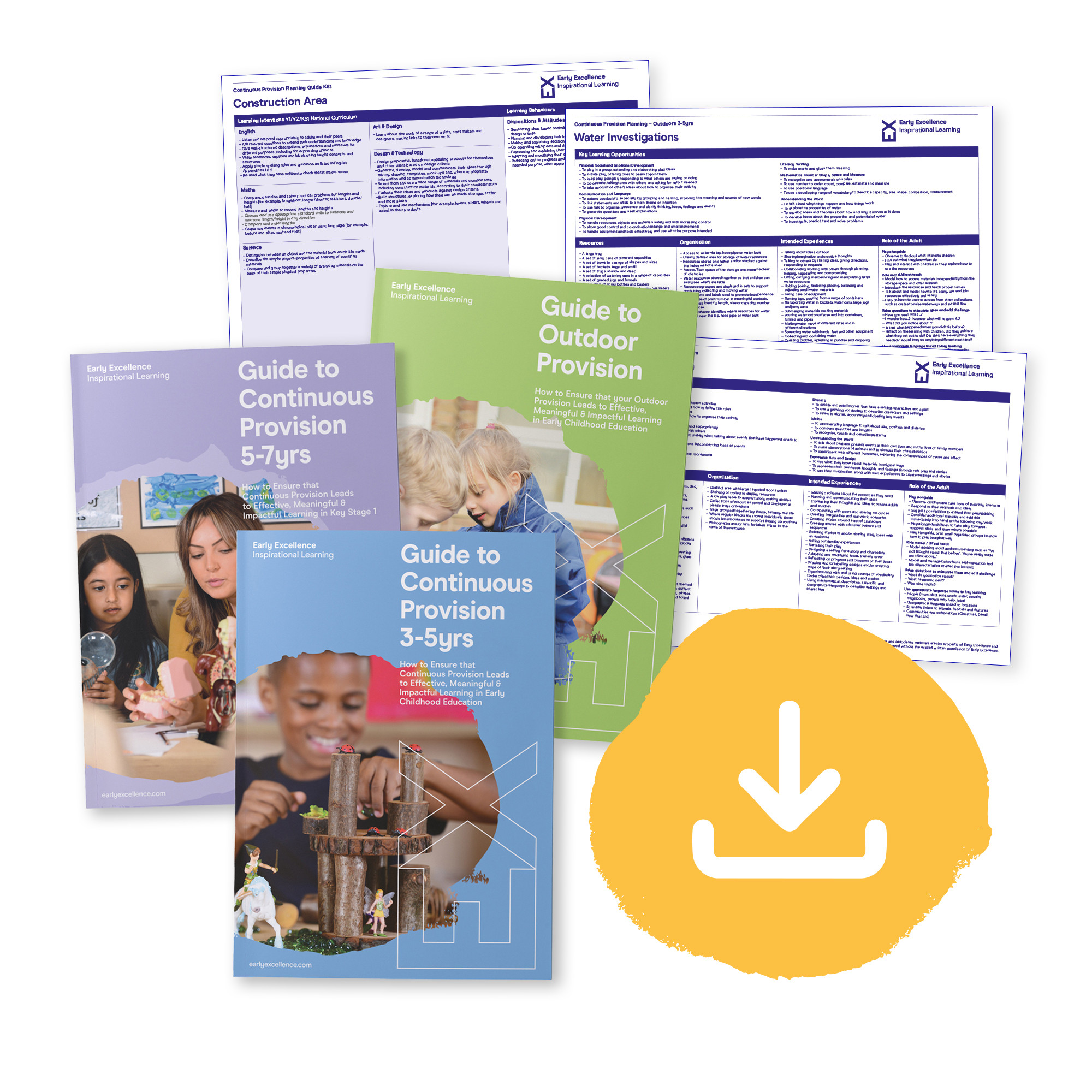EEx Guide to Continuous Provision 3-7yrs Set - Printed Copies & Digital ...