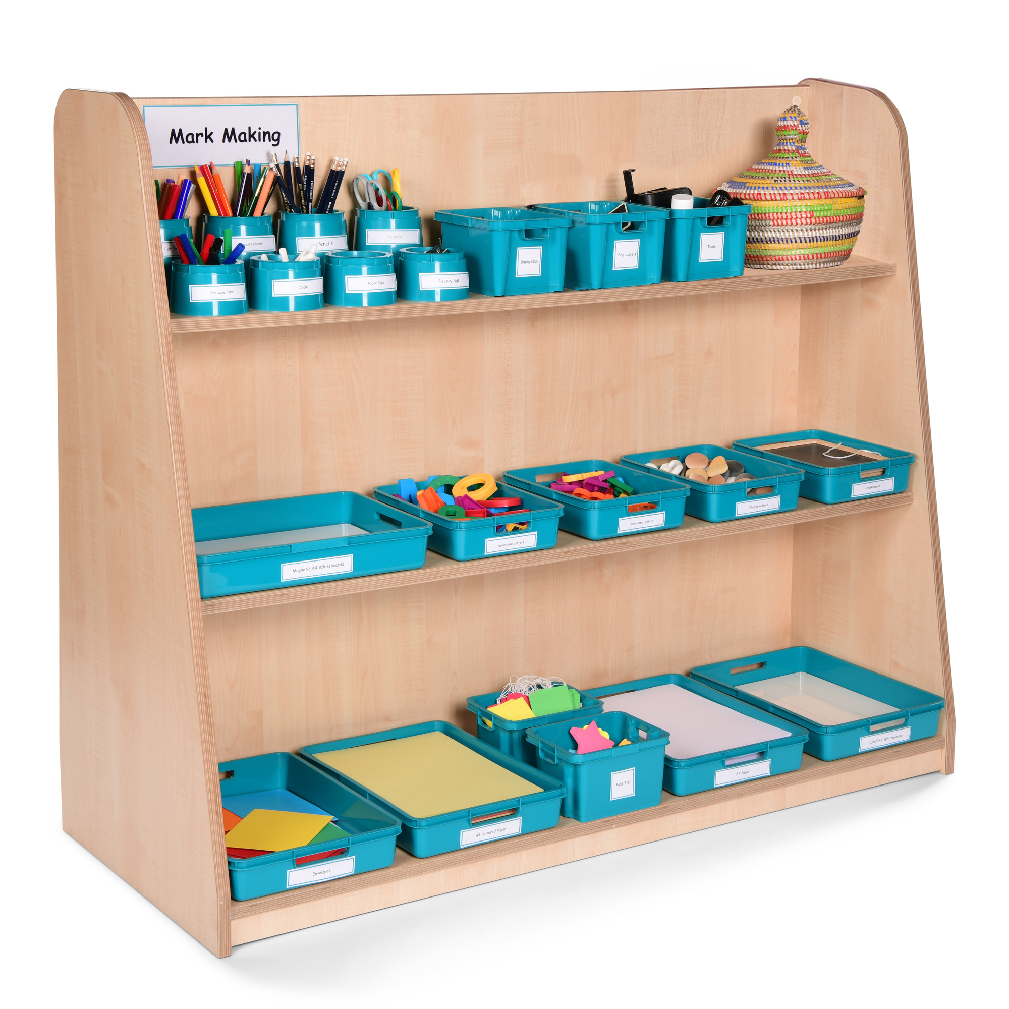 Complete Mark Making Area 4-5yrs (Turquoise Storage)