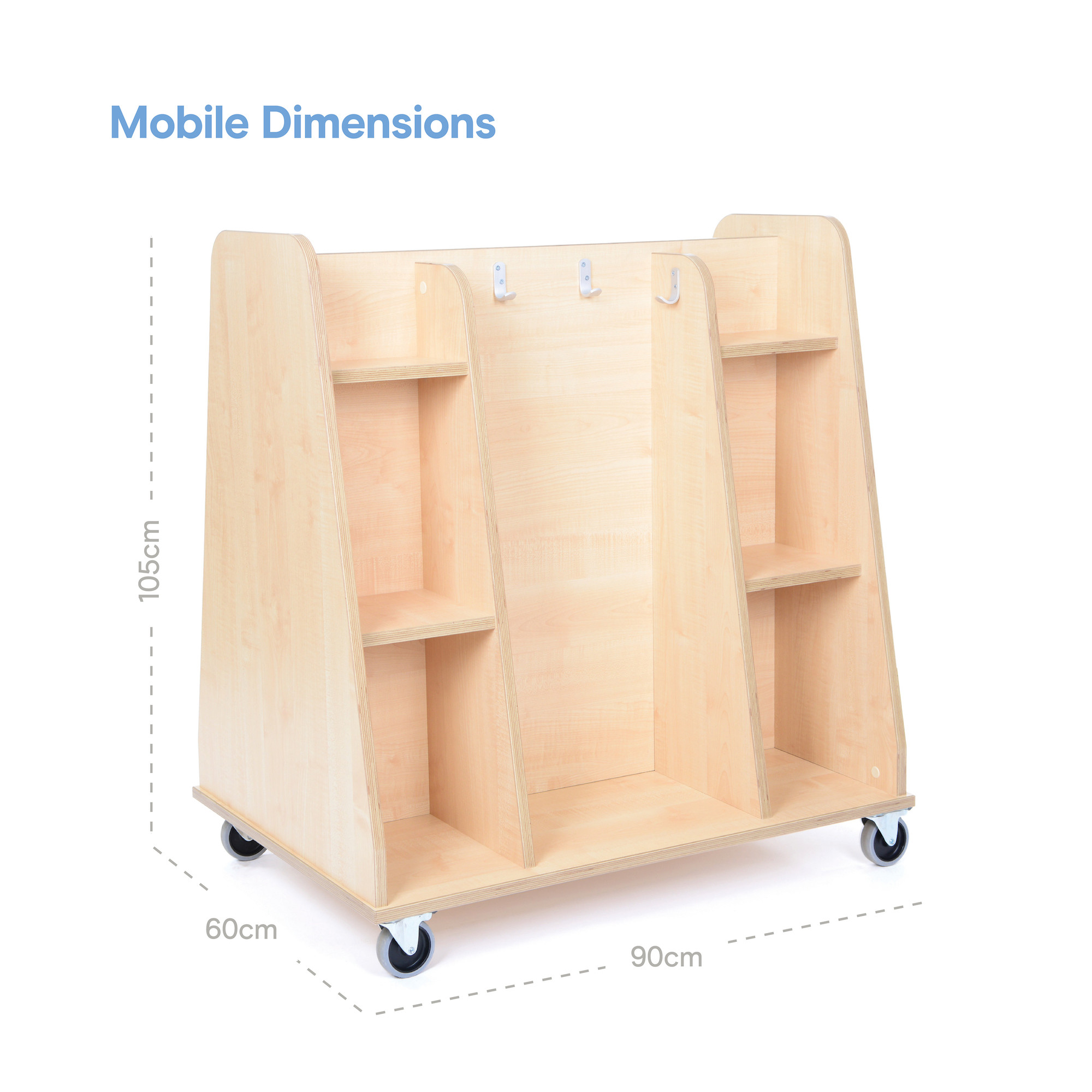 Mobile Double Sided Shelving & Role Play Unit