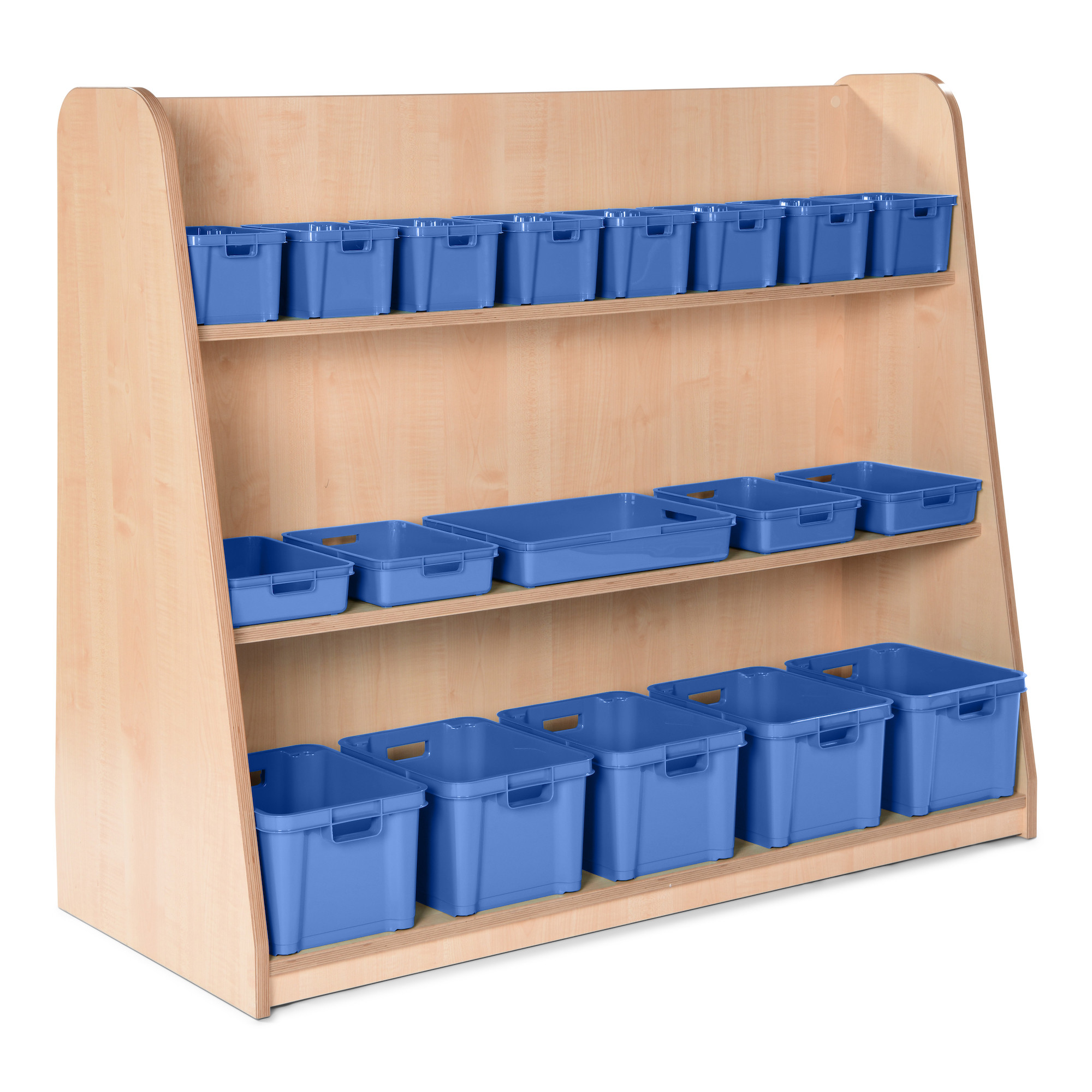 High Level Unit HLSU2 with Plastic Storage Set Blue