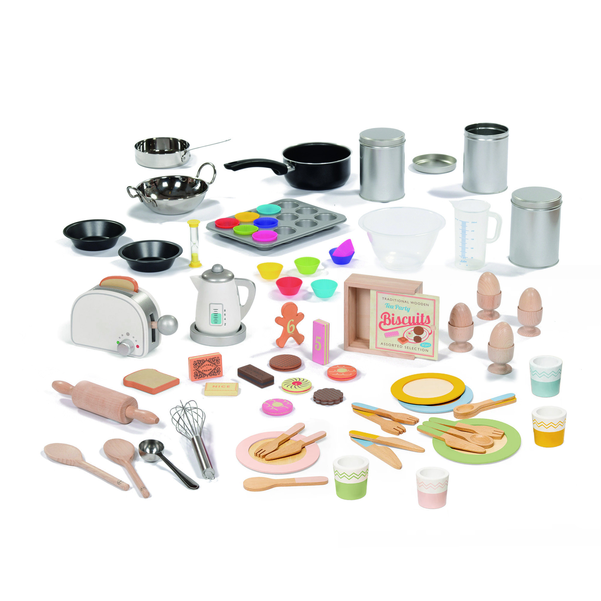 Home Corner Role Play Kitchen Accessories Set 3-5yrs