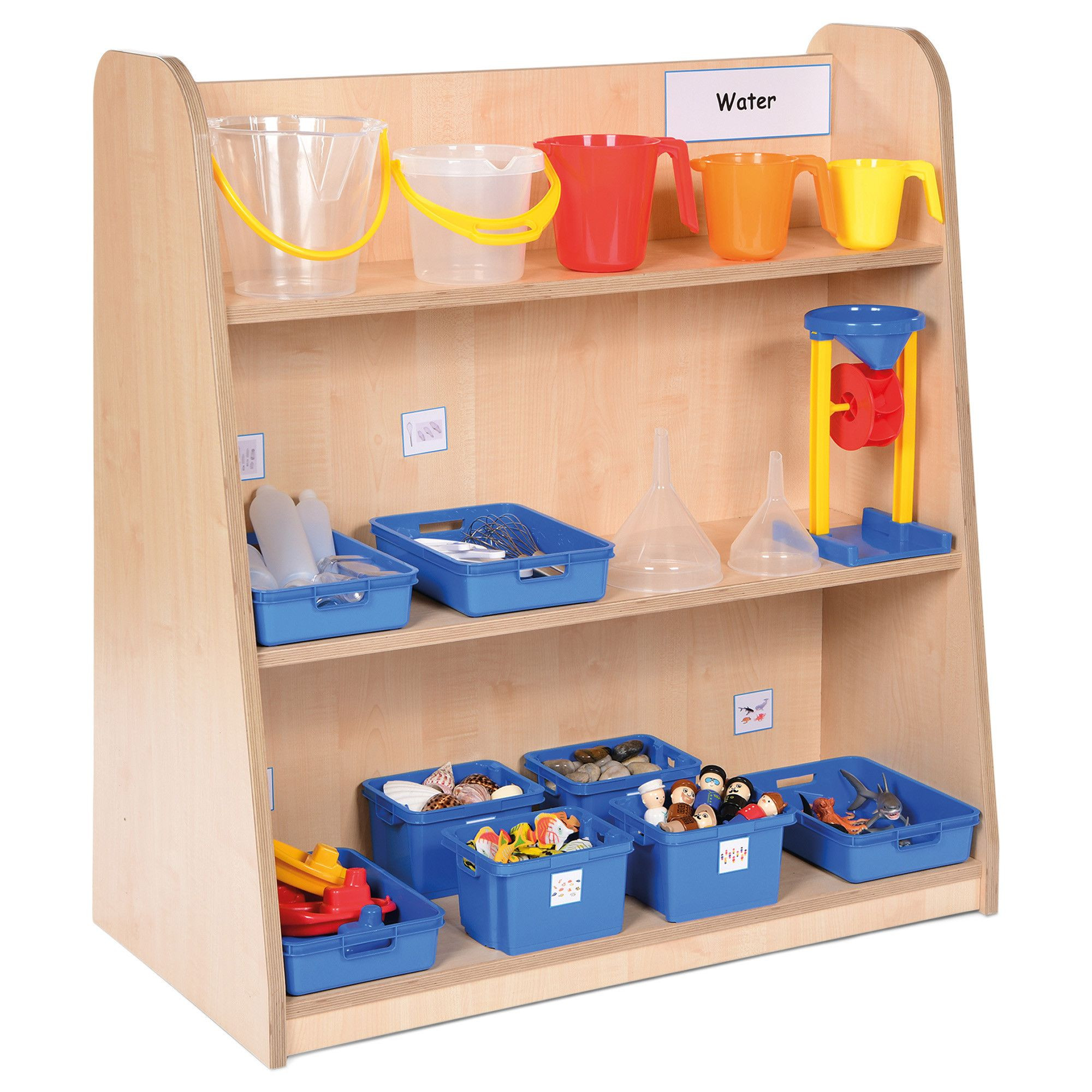 Water Area Mid Level Shelving Unit (Wing Back)