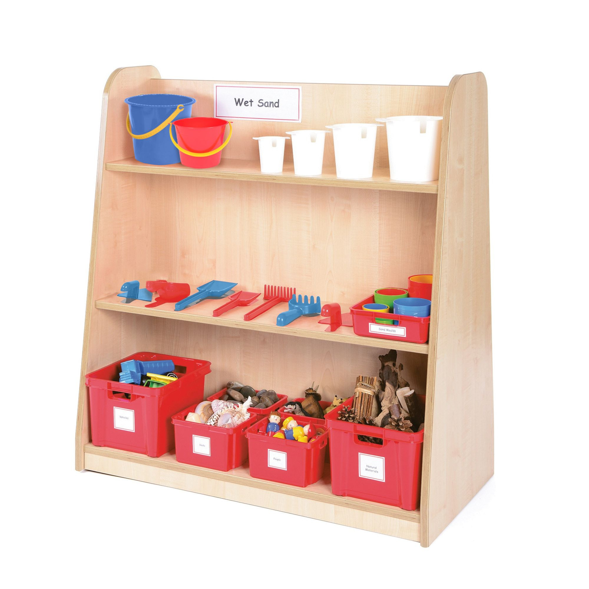 Water Area Mid Level Shelving Unit (Wing Back)