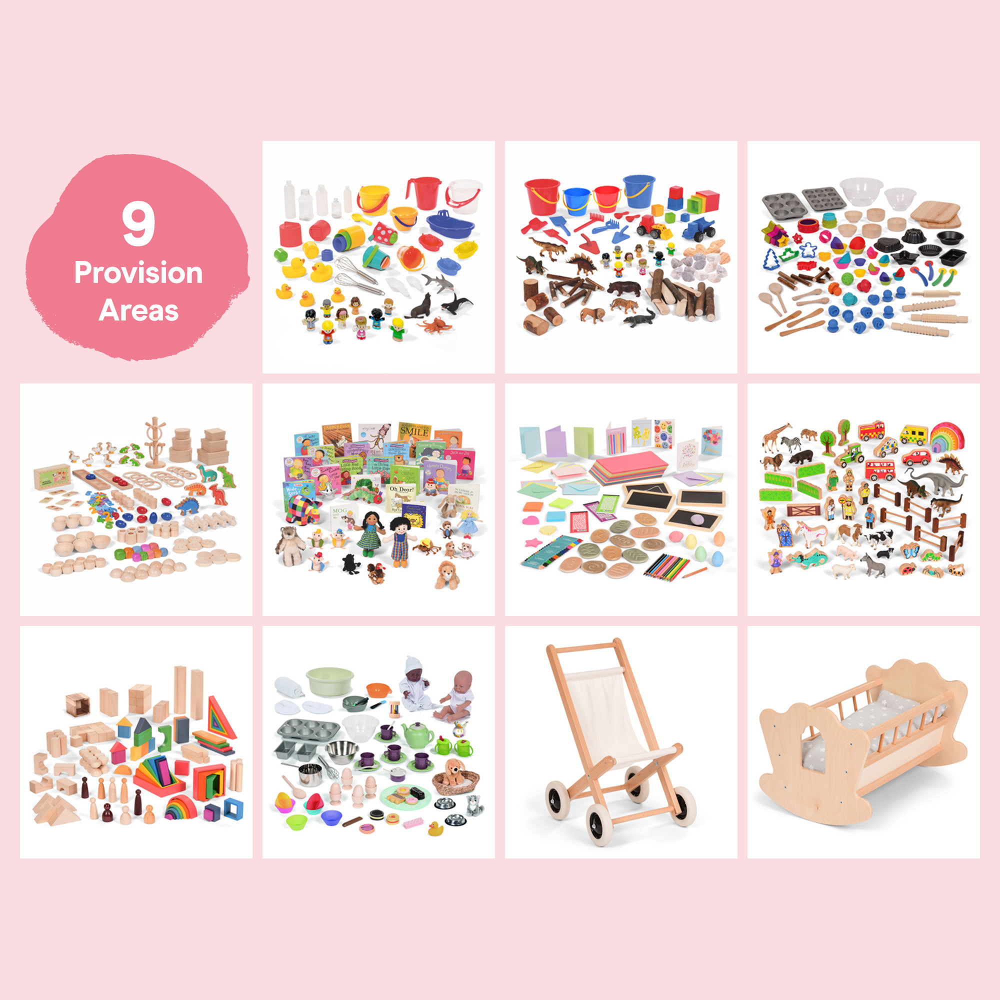 Medium Classroom Resource Collection 2-3yrs (approx 50sqm)