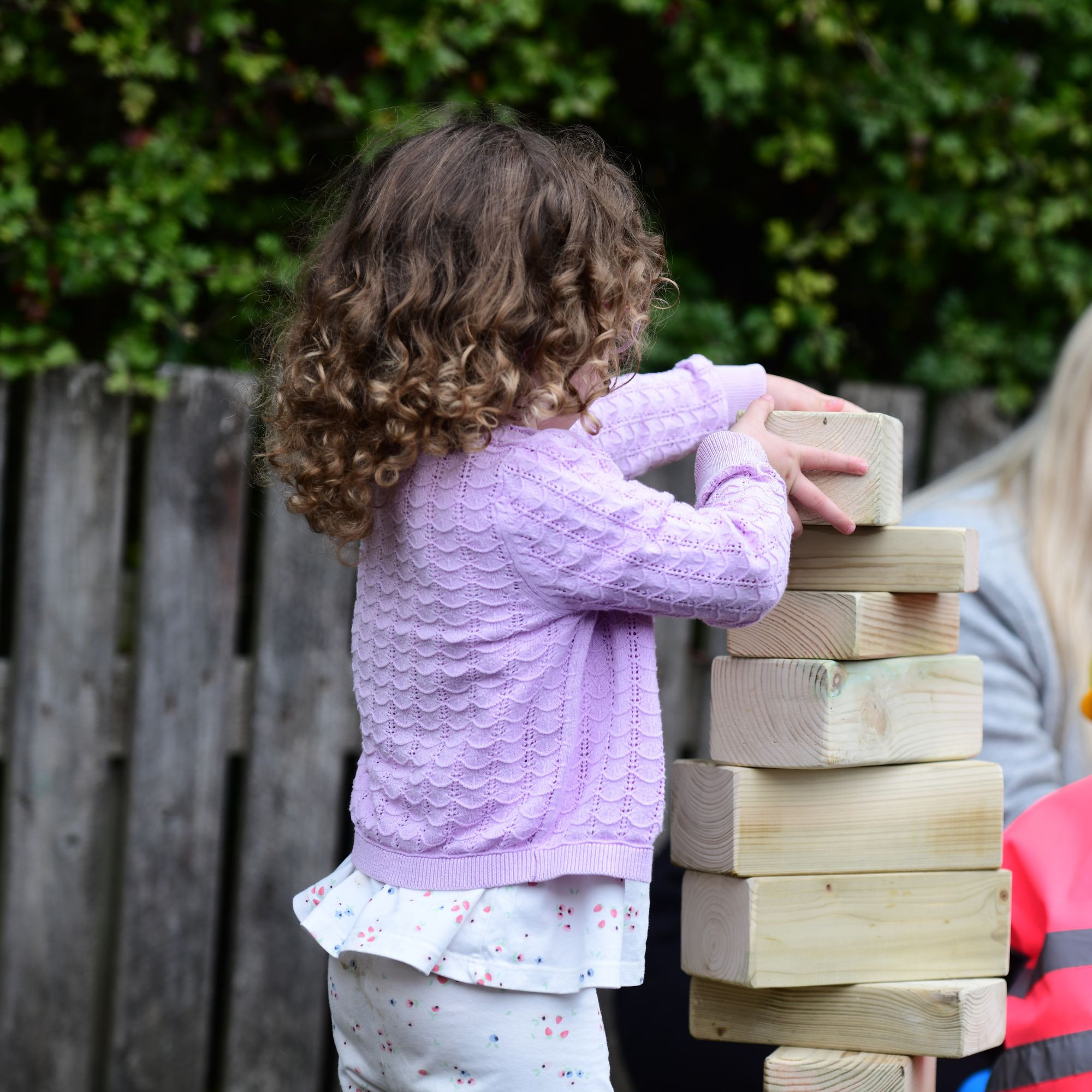 Outdoor Wooden Building Blocks Area (78pcs)