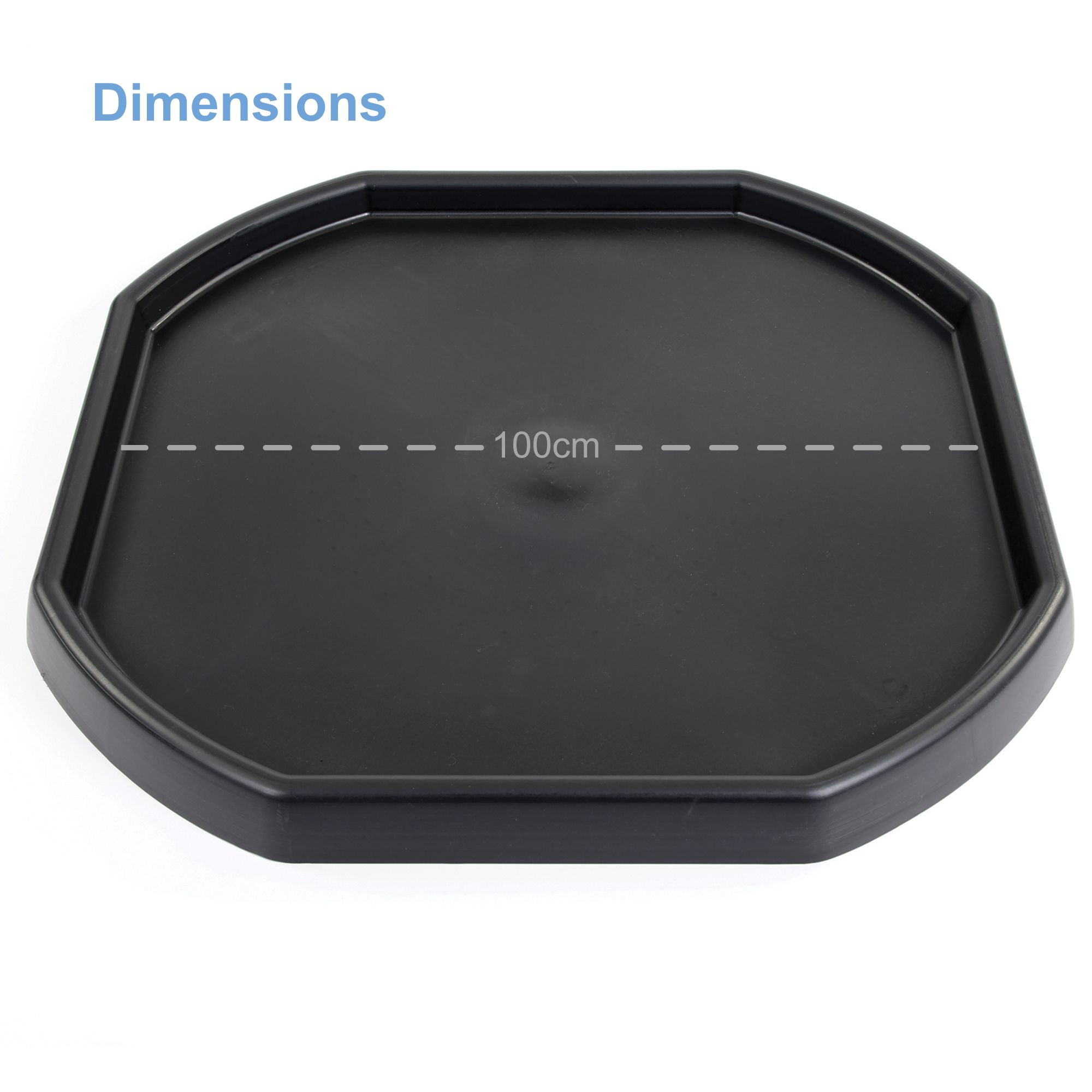 Large Octagonal Tuff Tray