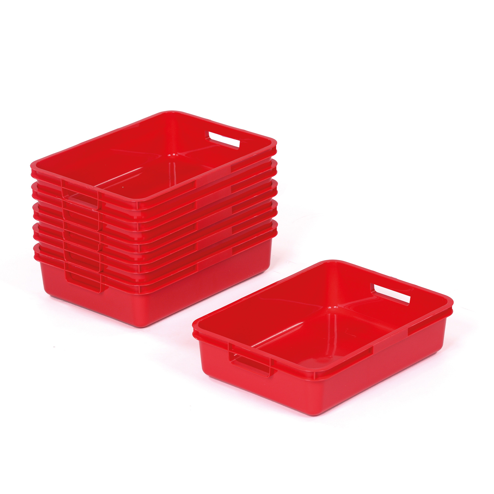 A5 Tray Red (Set of 6)