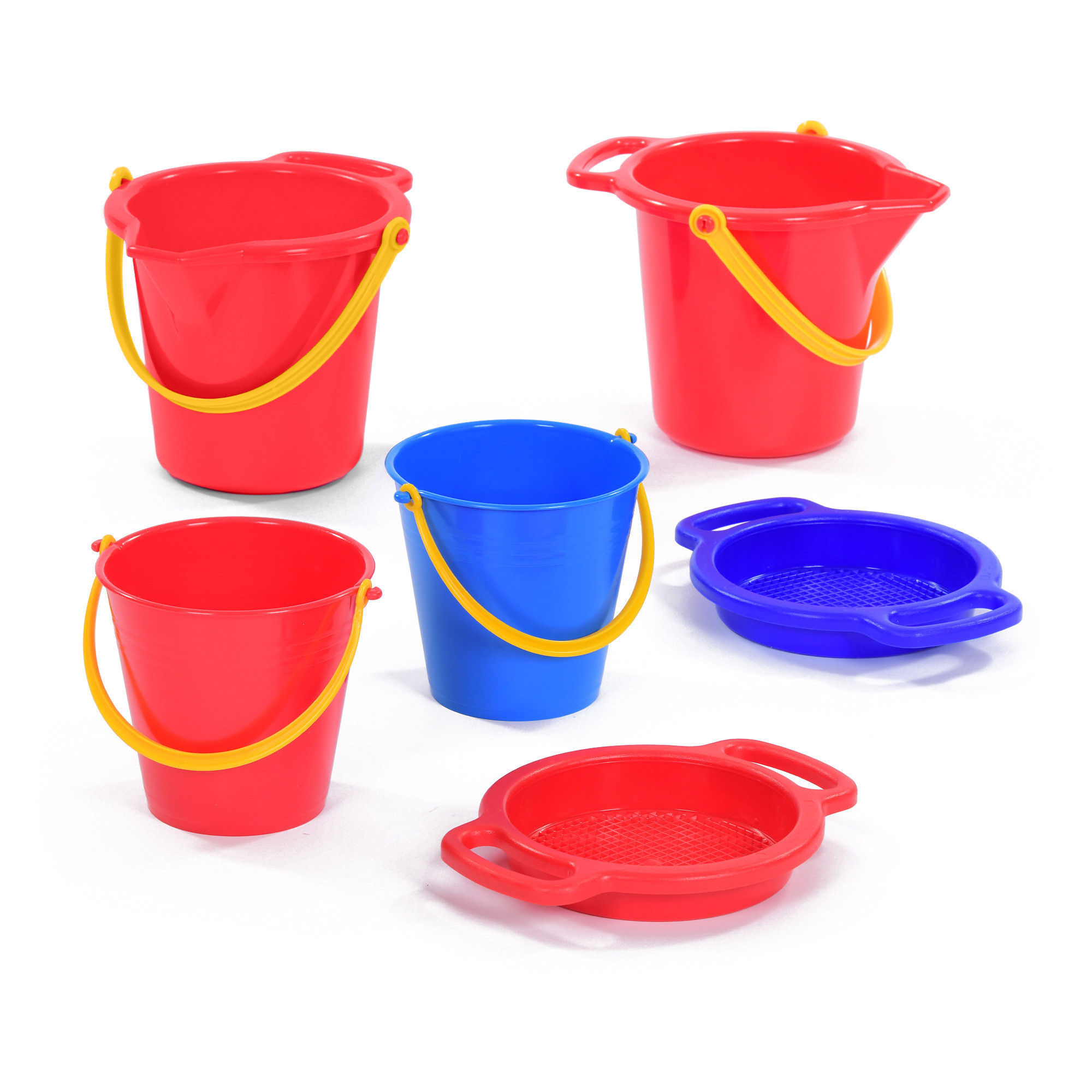 Set of Sand Buckets & Sieves