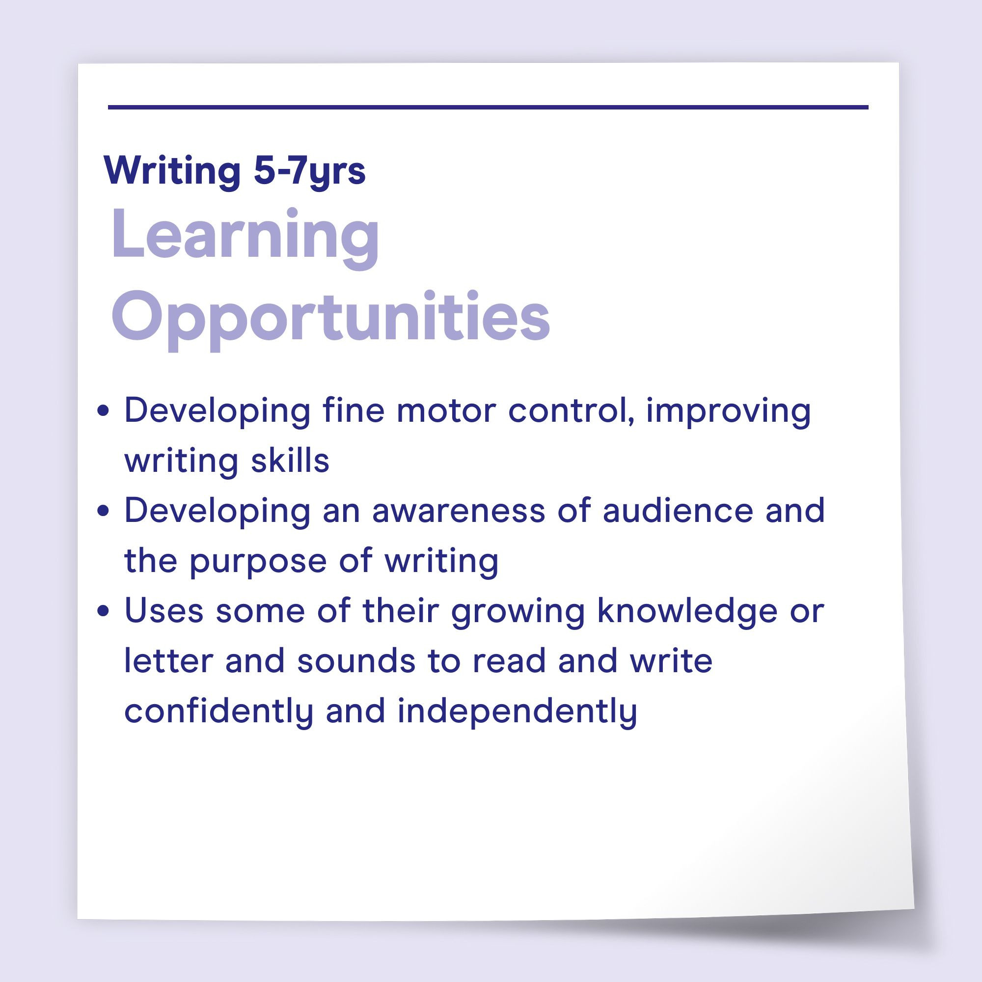 Independent Writing Resource Collection 5-7yrs
