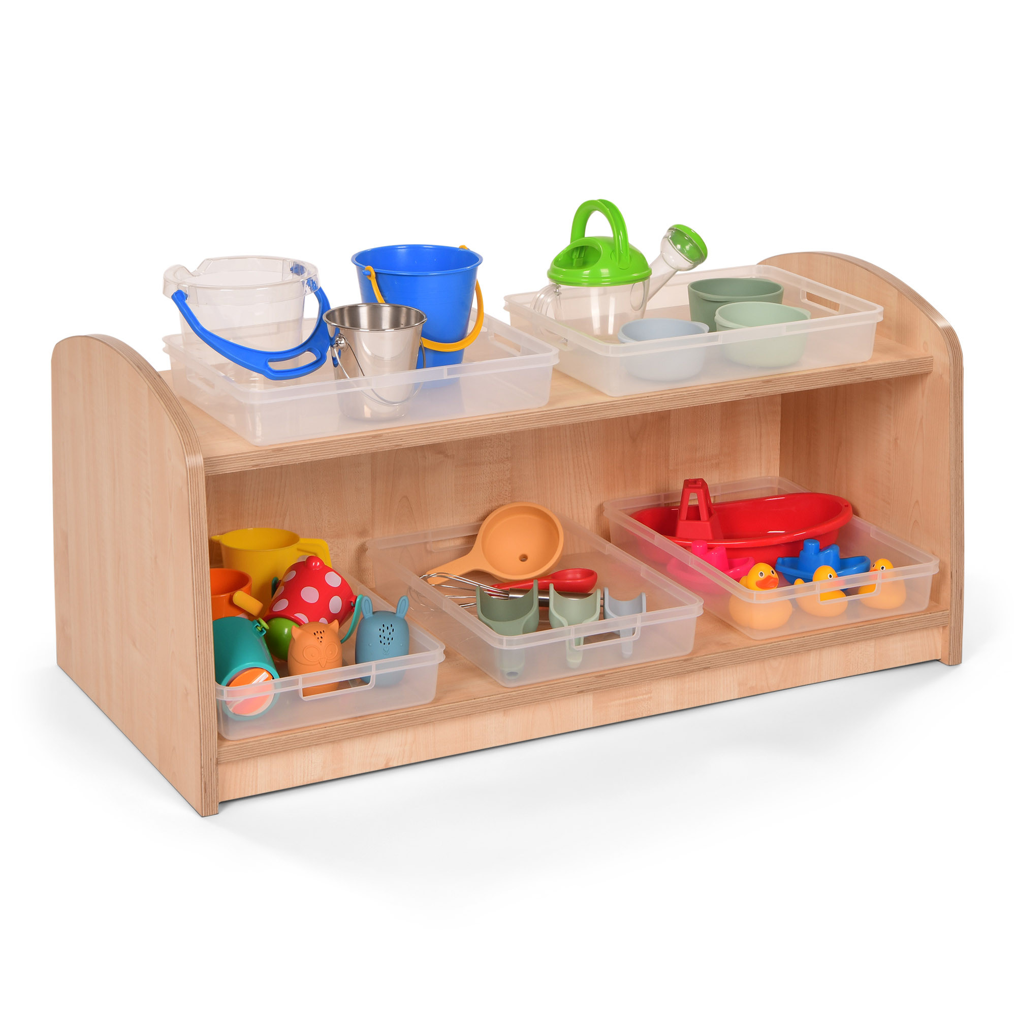 Water Area Extra Low Level Closed Shelving Unit