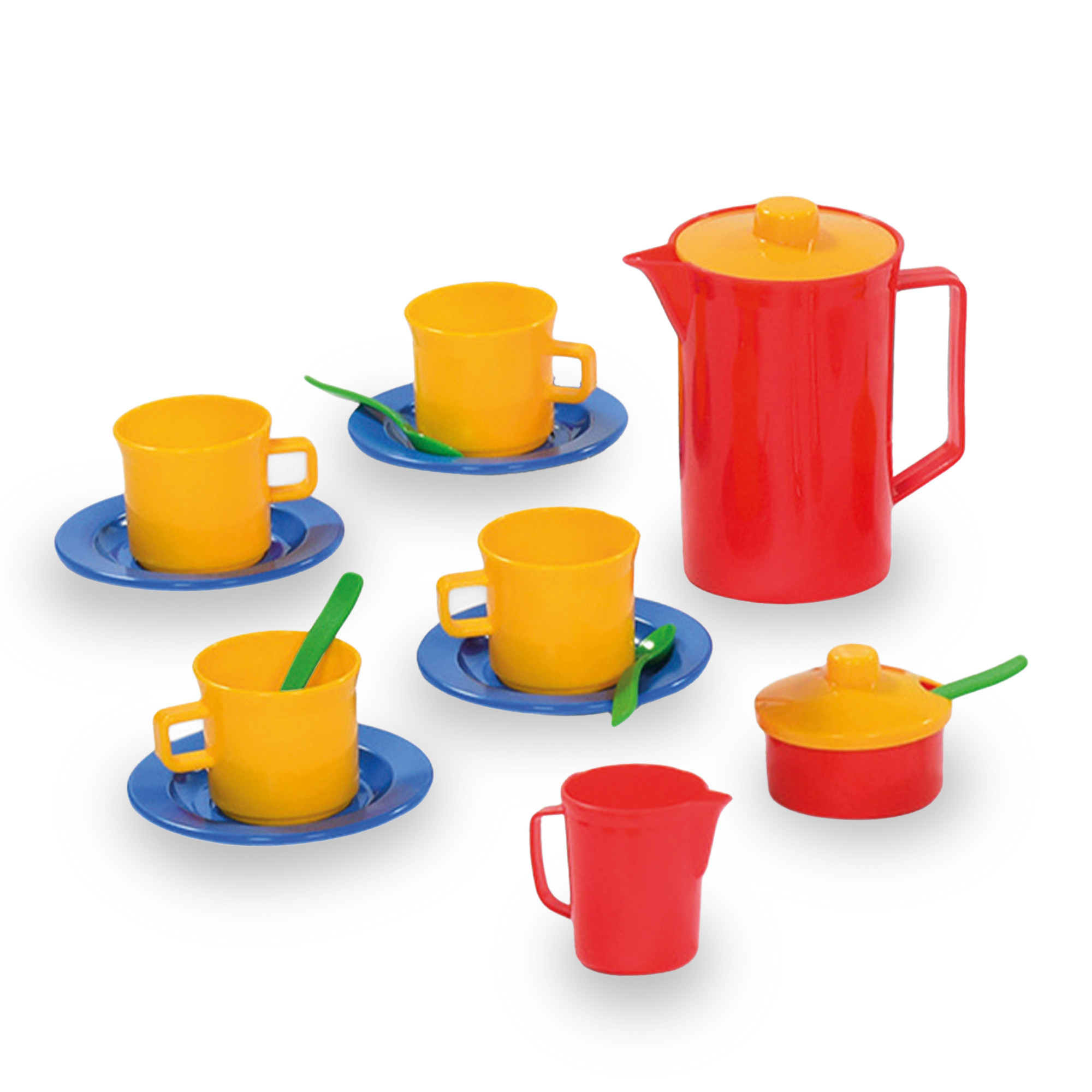 Coloured Tea Set