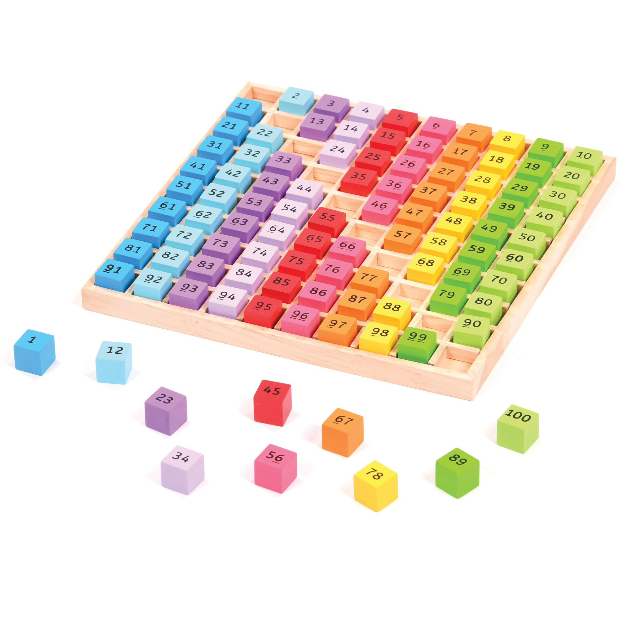 Wooden Hundred Square