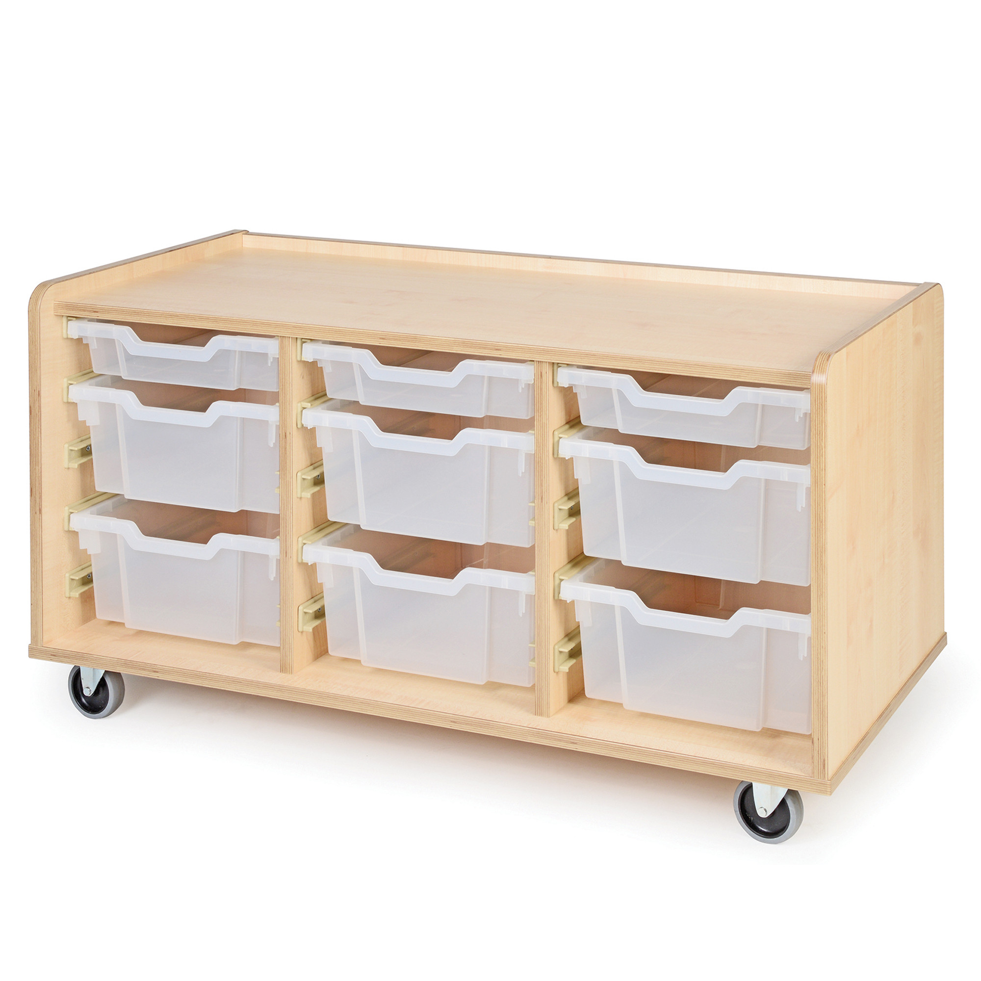 Mobile Tray Storage Unit (3 Shallow/6 Medium Trays)