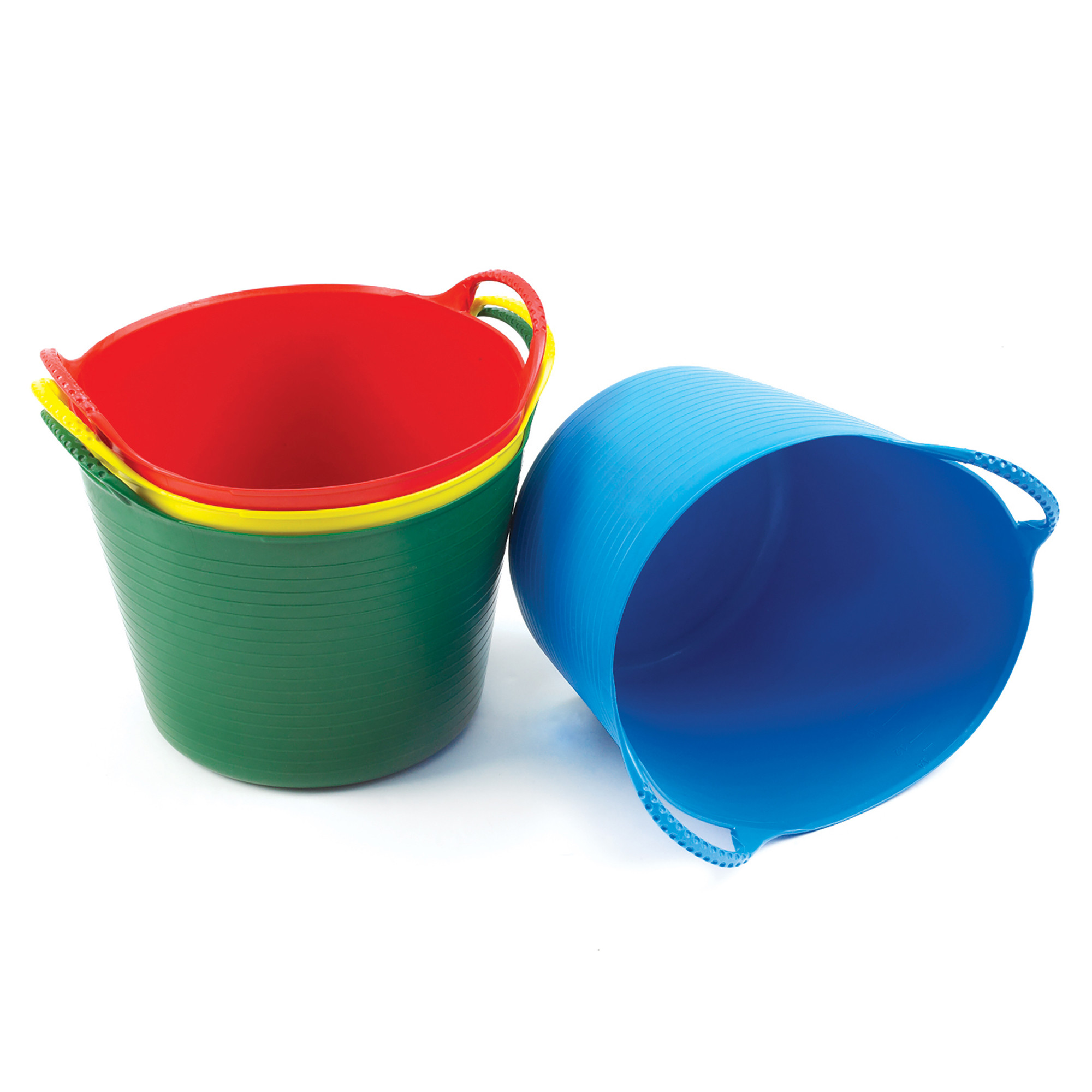 Set of Coloured Trugs