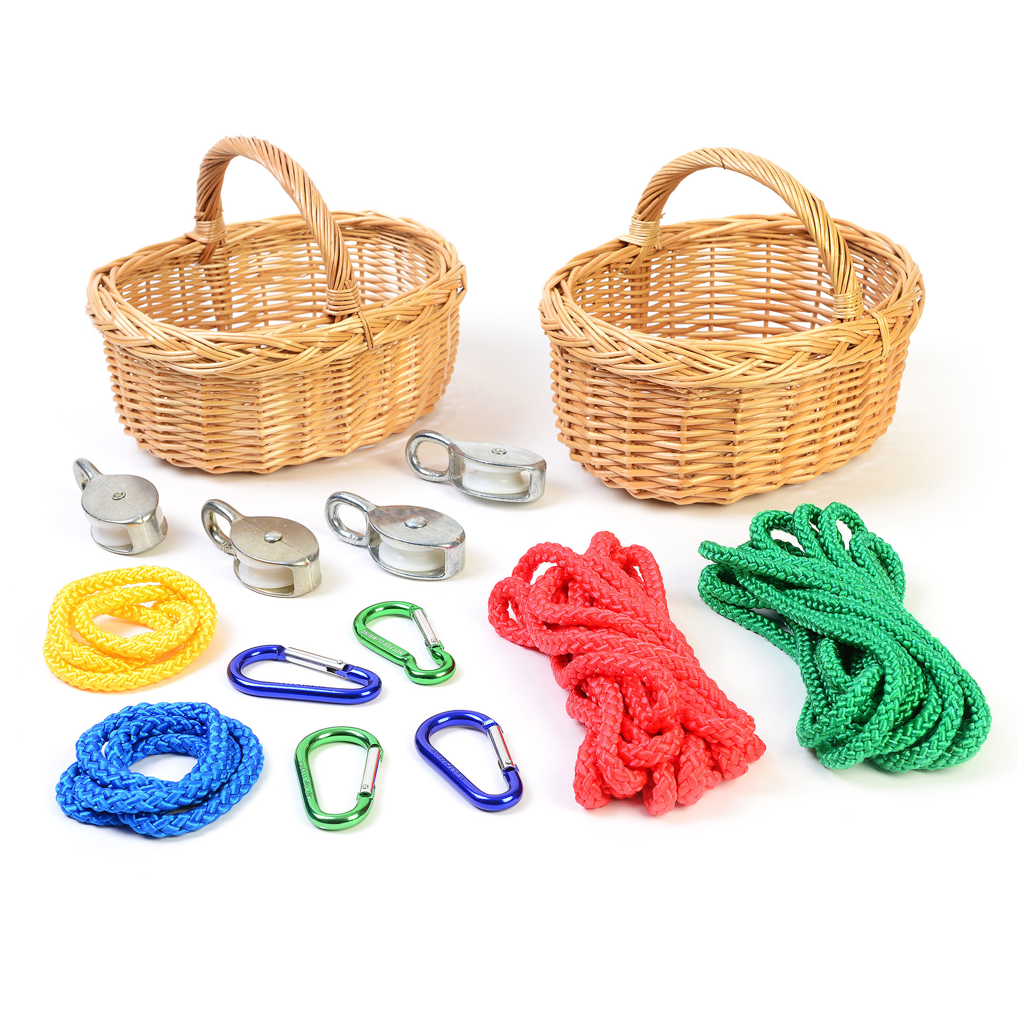 Set of Baskets & Pulleys