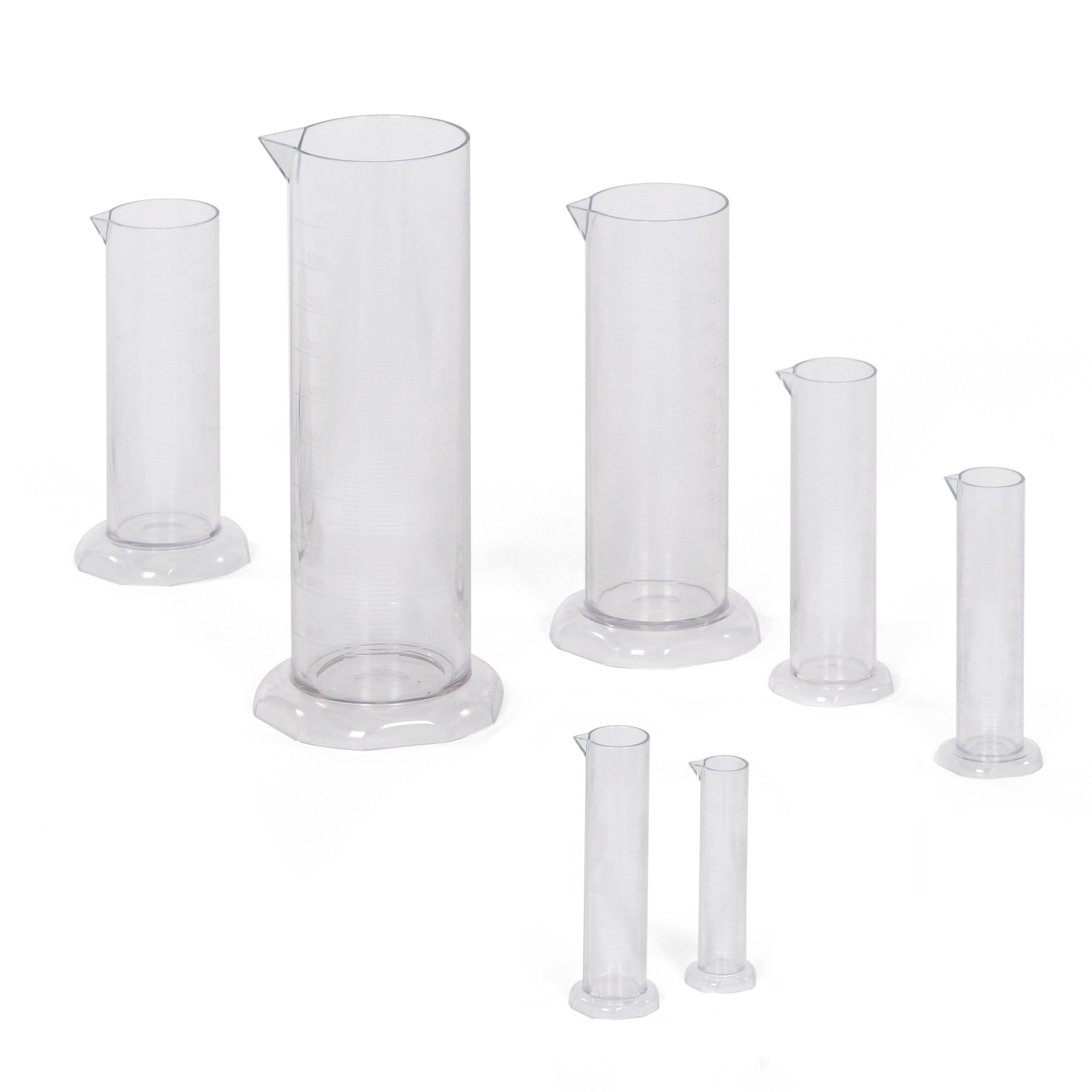Set of Graduated Cylinders 10-1000ml
