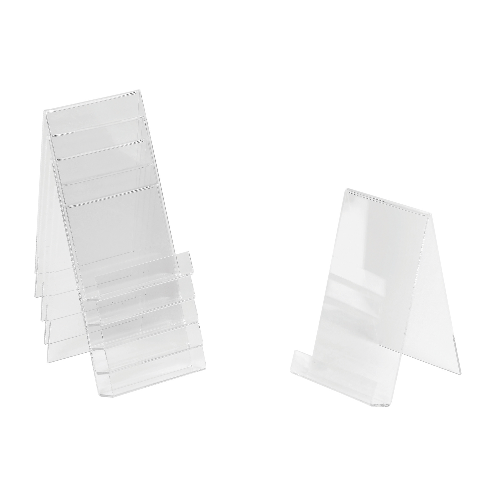 Set of Perspex Book Stands