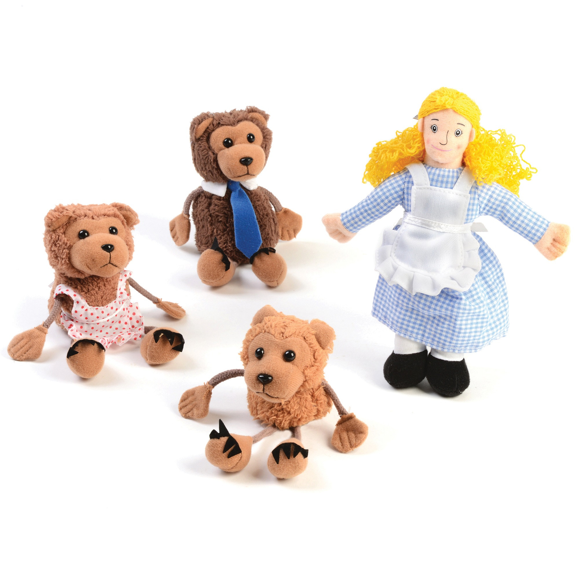 Goldilocks & the Three Bears Puppet Set