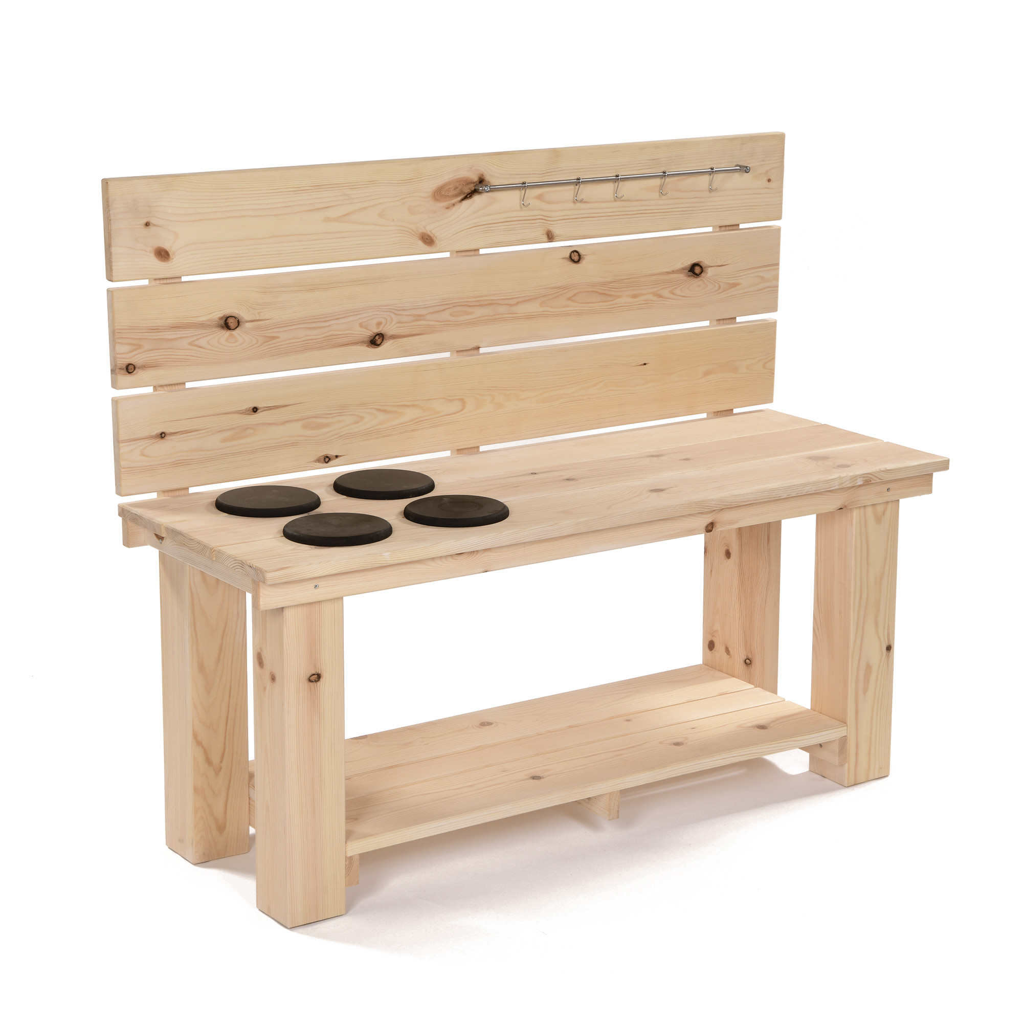 Mud Kitchen Bench with Hobs