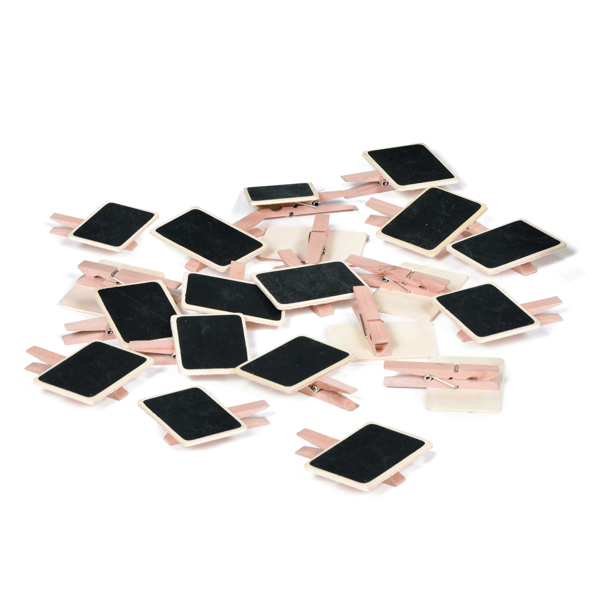 Set of Mini Chalkboard Clips