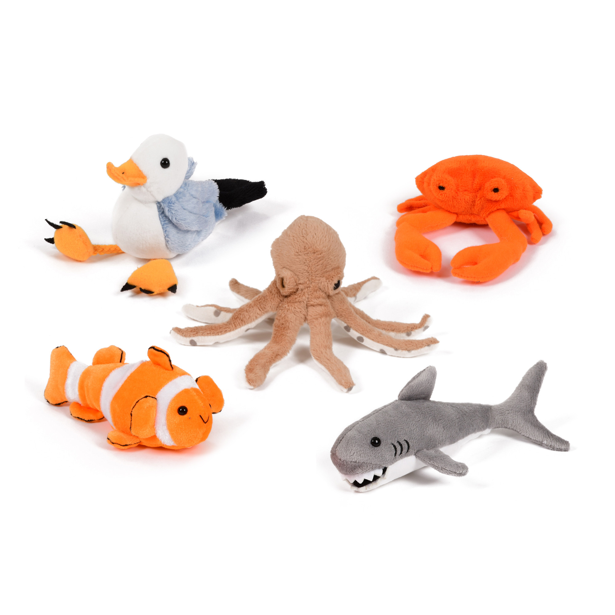 Sea Creatures Finger Puppet Set