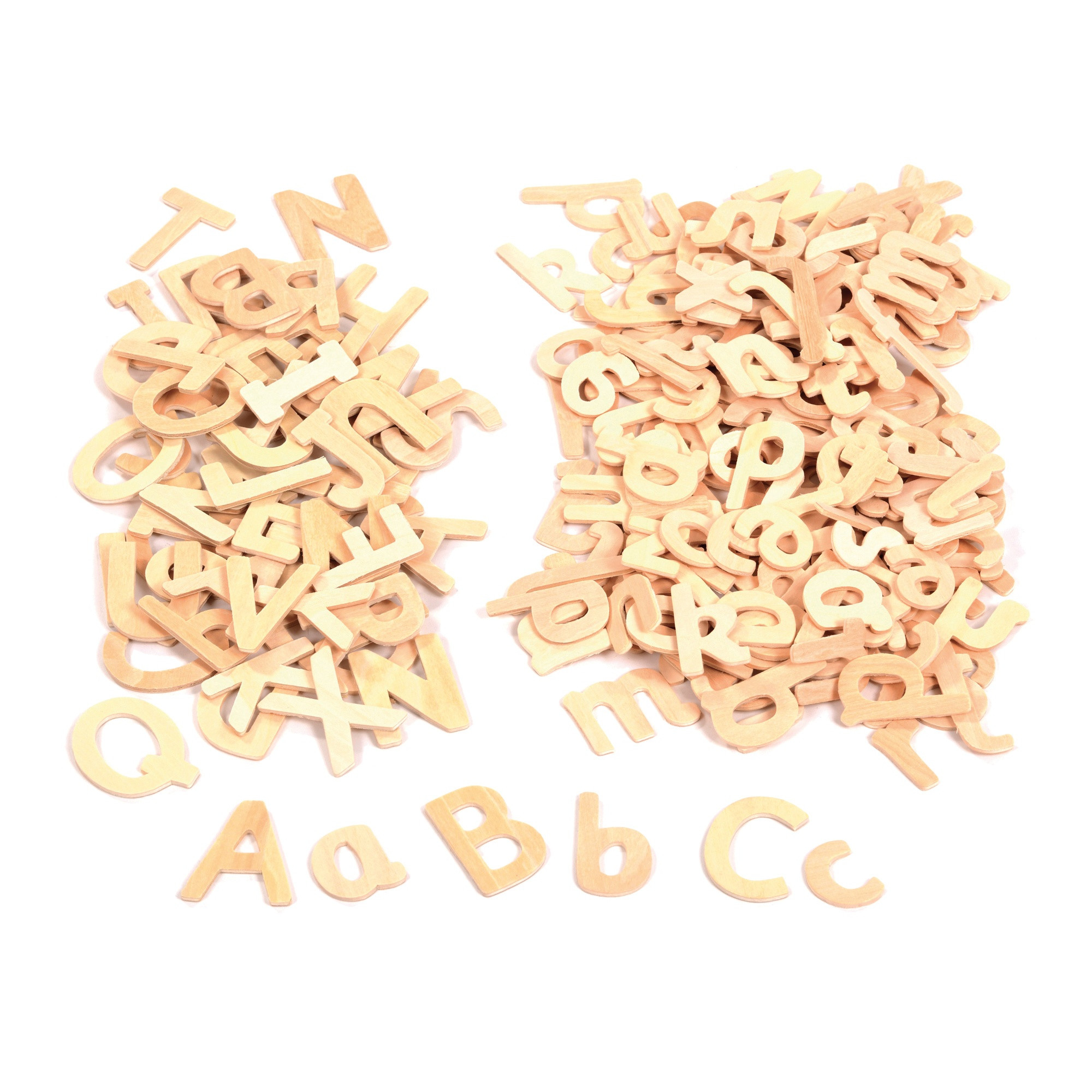 Set of Wooden Letters (Upper & Lower Case)