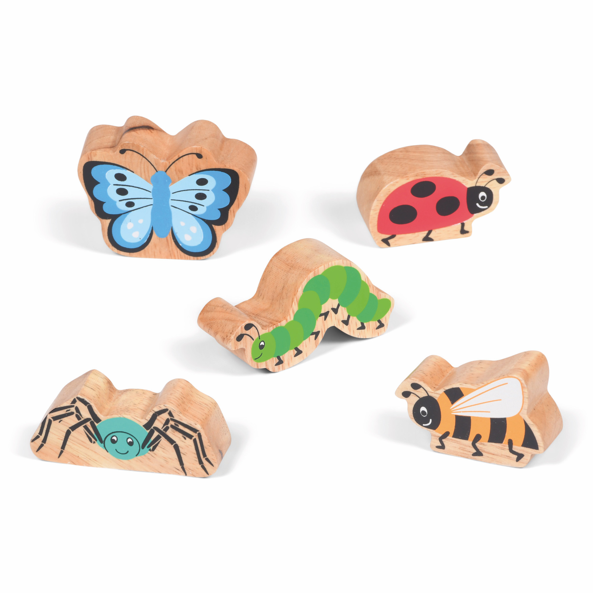 Set of Wooden Mini Beasts