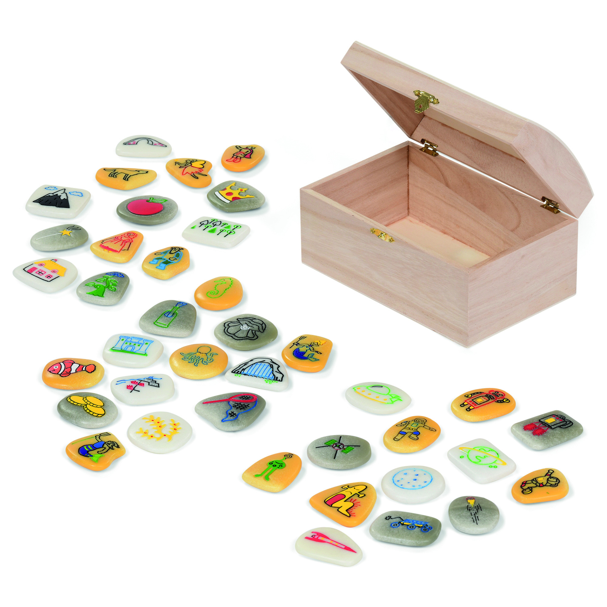 Story Pebble Treasure Chest Set