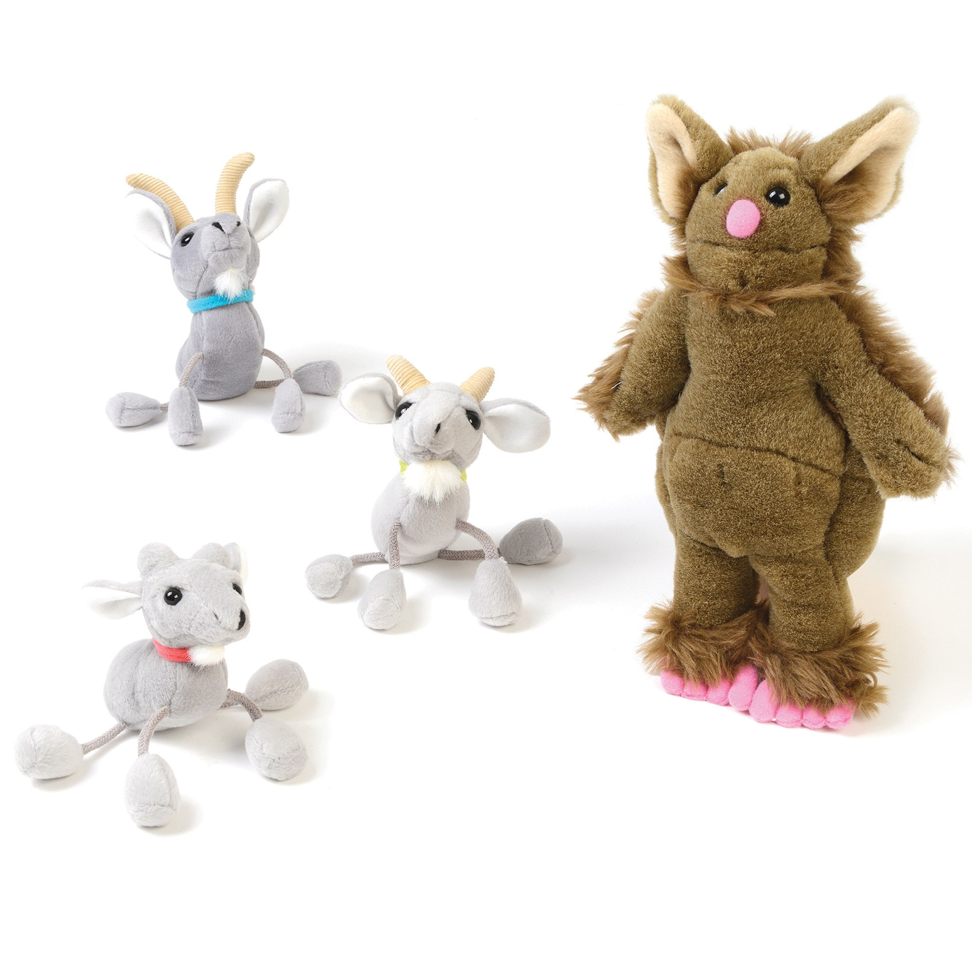 Three Billy Goats Gruff Puppet Set